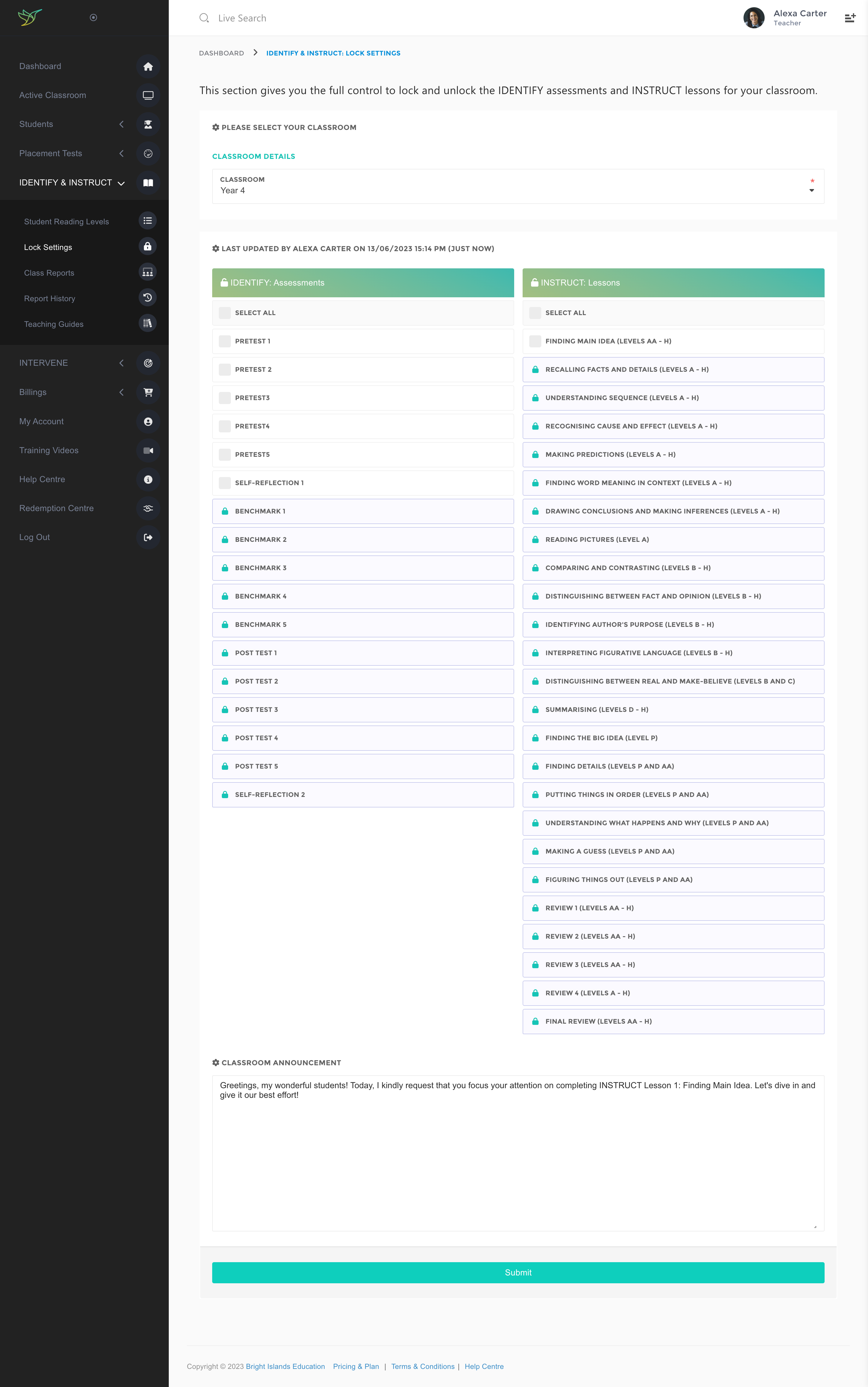 Lock Settings – Bright Islands CoCo — Help Centre